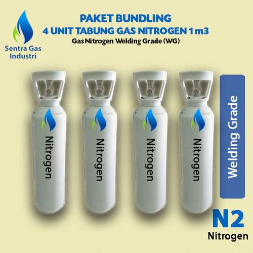 Jual PAKET BUNDLING 4 TABUNG GAS NITROGEN WG 1 M3-GRATIS ISI N2 - Kota ...