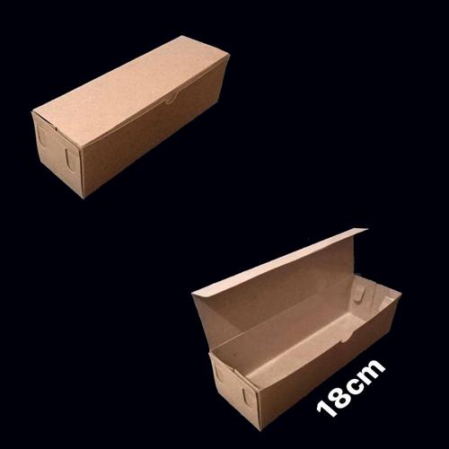 Jual Kotak Packaging Bolu Gulung Box Rollcake Kardus Kraft 18x5.5x5.5 ...