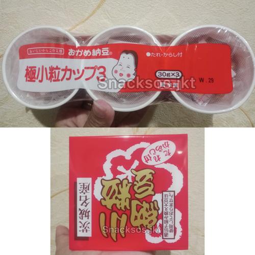 Jual ASAICHIBAN NATTO (KOTSUBU NATTO) 40gr x 3 / TAKANO NATTO CUP 30gr ...