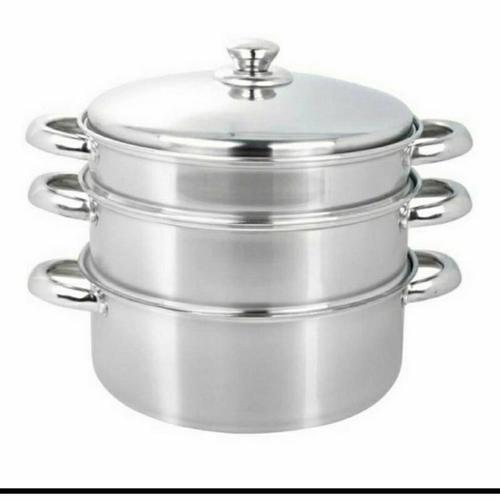 Jual GOLDEN FISH STEAMER 36CM PANCI STEAMER JUMBO 3SUSUN KUKUSAN Bolu ...