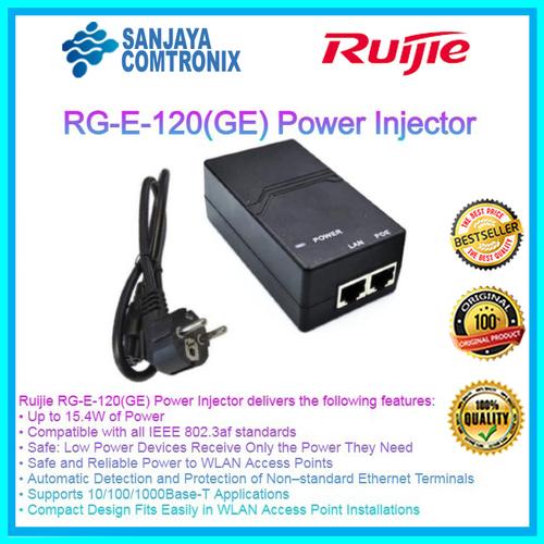 Jual RUIJIE RG-E-120(GE) Power Injector - Jakarta Pusat - SANJAYA ...