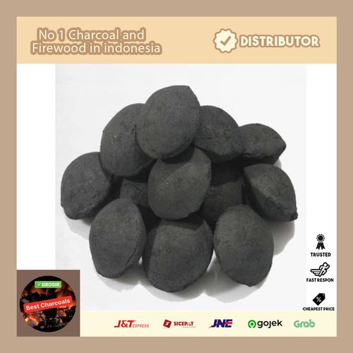 Jual Arang Briket Pillow Batubara 1Kg BBQ Premium Food Grade Areng ...