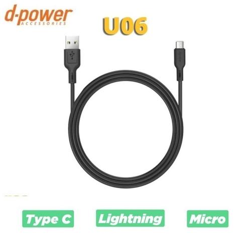 Promo [BONUS] DPOWER U06 - Kabel data Type C Micro Lightning z - Lightning - Jakarta Barat ...