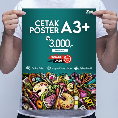 Jual Cetak Poster A3+ - Art Carton 260, 1 Sisi - Jakarta Selatan - Ziip ...