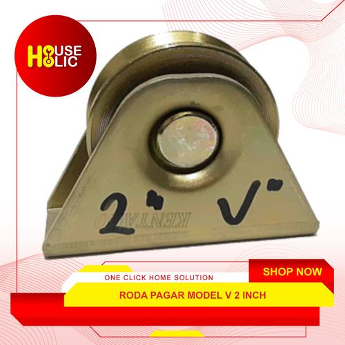 Jual Roda Pagar Model V 2" Inch 50mm / Rel Pagar Besi - Kota Makassar ...