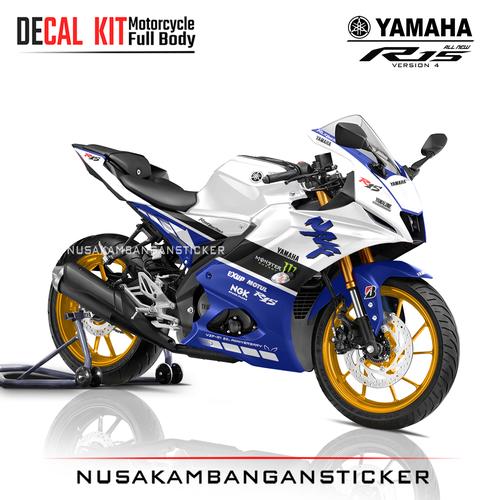 Jual Stiker Yamaha All New R15 V4 Livery YZF R1 20 Th Anniversary Biru ...
