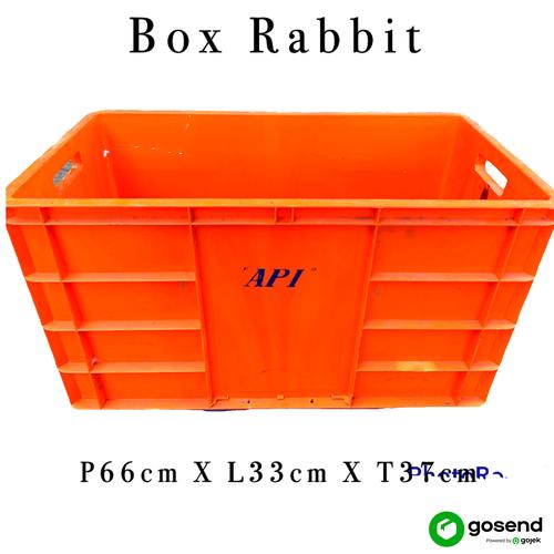 Jual LIMITED EDITION!! Box rabbit kontainer 67x34x37 - Orange - Kab ...