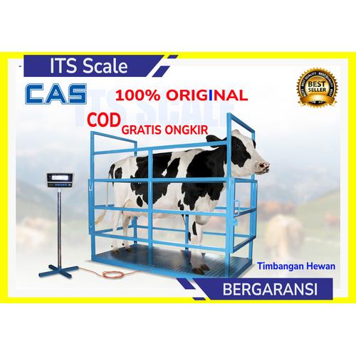Jual Timbangan Sapi/Hewan CAS HDI Type Kandang Ukuran 1m x 2m Kap 2 ton ...