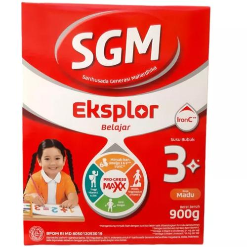 Jual SGM 3+ 900 Gram Rasa Madu Eksplor Belajar (3-5 Tahun) Susu Anak ...