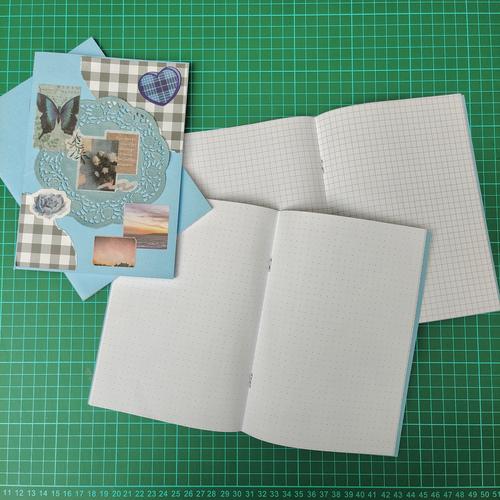 Jual [JUPOI] 30 lembar buku isian jurnal/ notebook/ scrapbook grid dan ...