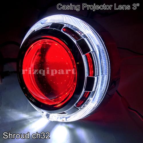 Jual Shroud Ch32 | Casing Projector 3 inch + Crystal AE + Modul Vahid ...
