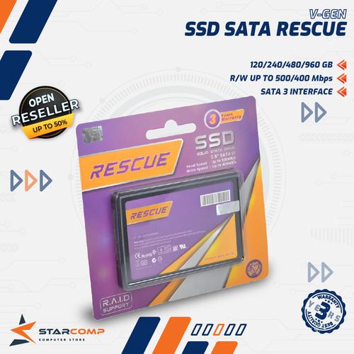 Jual SSD V-GEN RESCUE 120GB / 240GB / 480GB / 960GB VGen SATA III ...