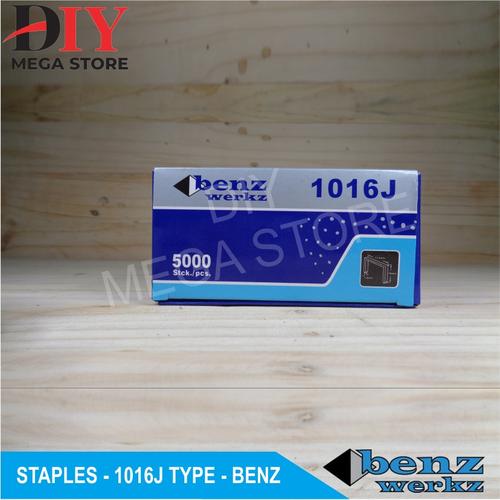 Jual Isi stapler 1016J benz kodenki staples tembak angin 5000 pcs ...