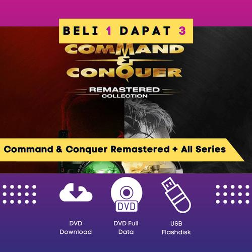 Jual Command & Conquer Remastered + ALL SERIES | Game PC Original - DVD ...