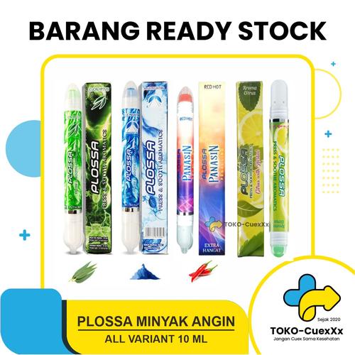 Jual Plossa Minyak angin inhaler dan Roll on - Hijau, Per Pcs - Jakarta ...