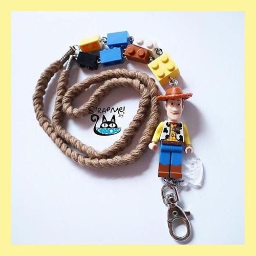 Jual TOY STORY WOODY BUZZ JESSIE LEGO - LANYARD LEGO | STRAP ID CARD ...