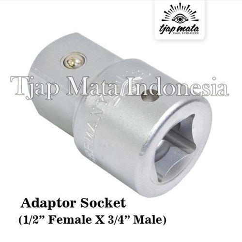 Jual Adaptor socket 1/2 F x 3/4 M Sambungan mata sok 1/2 female to 3/4 ...