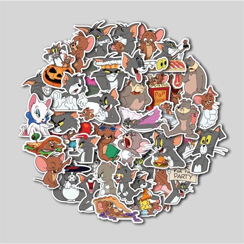 Jual STICKER TOM AND JERRY / STICKER LAPTOP / STIKER HELM / STIKER ...