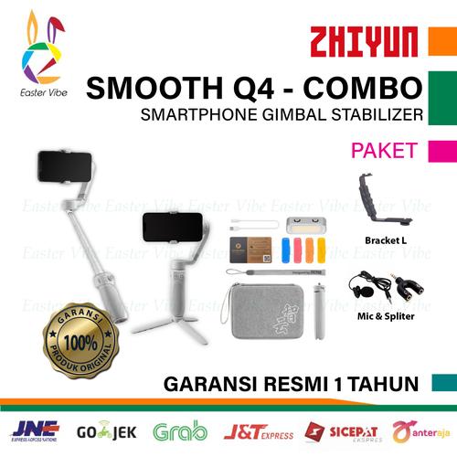 Jual ZHIYUN SMOOTH Q4 Q 4 COMBO GIMBAL STABILIZER FOR SMARTPHONE - UNIT - Jakarta Utara ...
