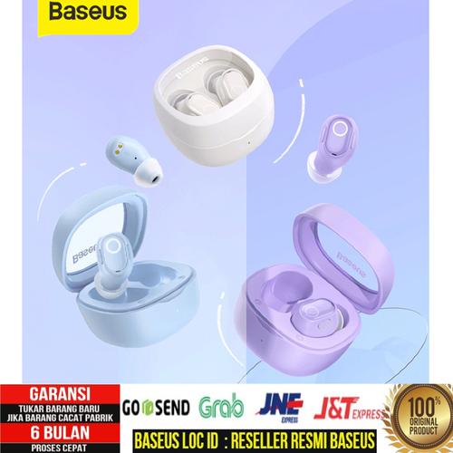 Jual Baseus True Wireless Bluetooth Earphone Mini Earbuds TWS WM02 ...