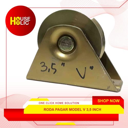 Jual Roda Pagar Model V 3" Inch 70mm / Rel Pagar Besi - Kota Makassar ...