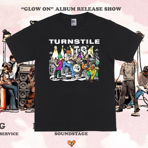 Jual Kaos Tshirt TURNSTILE Band Merchandise Hardcore - BUILT UP 24S ...