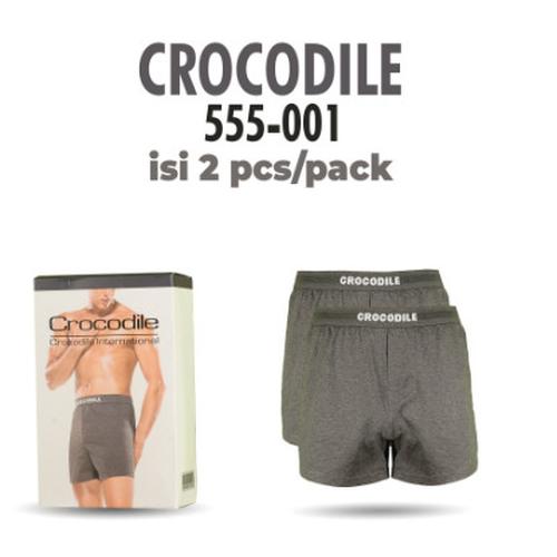 Jual BOXER PRIA CROCODILE 001 ISI 2 | CELANA BOXER CR 555-001 ADA ...