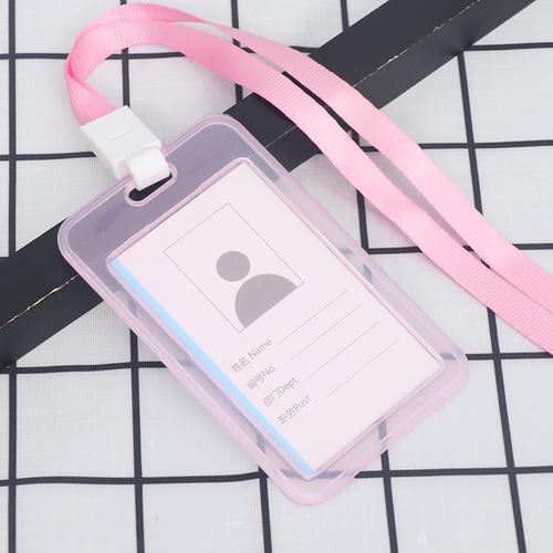 Promo LBT Name Tag Id Card Transparant Gantungan Kartu Nama Plastik ...