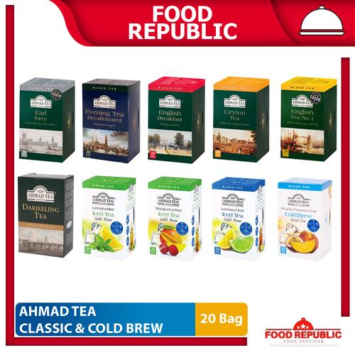 Jual Ahmad Tea 20 bag Black Classic Cold Brew Teh Hitam Cafe Series ...