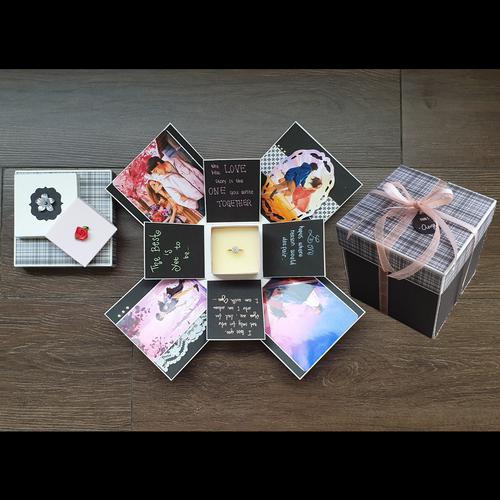 Jual Explosion Box Lamaran Kotak Kado Hadiah Ulang Tahun Ultah / DIY ...