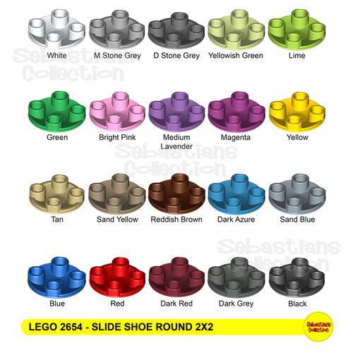 Jual LEGO 2654 - SLIDE SHOE ROUND 2X2 - D Stone Grey - Jakarta Barat ...