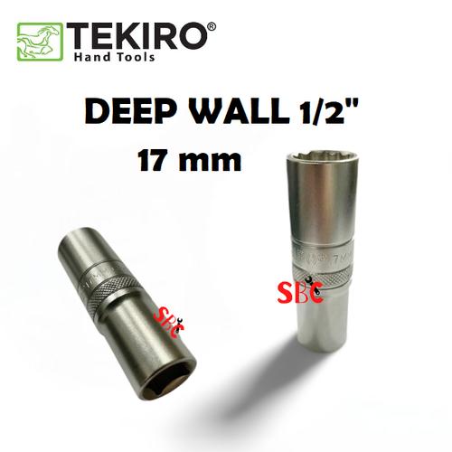 Jual TEKIRO Mata Kunci Sok Panjang Sock Socket Deep Wall 1/2" Inch 17 ...