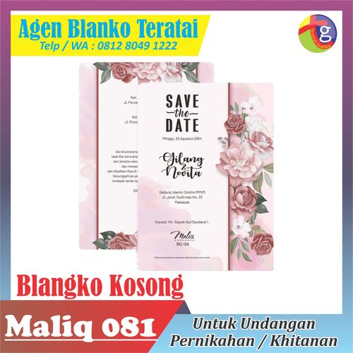 Jual Blangko Undangan Maliq 81 - Kab. Serang - Percetakan Teratai ...
