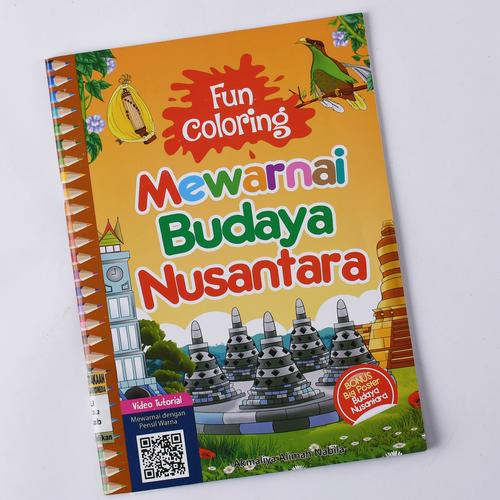 Jual Buku Fun Coloring Mewarnai Budaya Nusantara - 1 pcs - Kota Depok ...