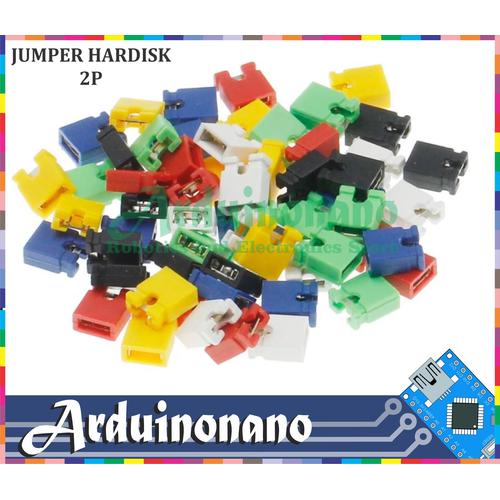 Jual Jumper hardisk 2 pin Header pitch 2.54mm hard disk cap short way ...
