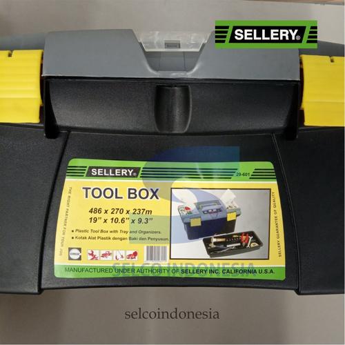 Jual Sellery 29-601 Tool Box Kotak Alat Plastik Dengan Baki Dan ...