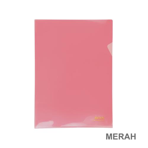 Jual Map L Map Folder Bening Clear Sleeves Classic Daiichi DCS - Merah ...