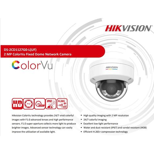 Jual IP Cam 2MP Indoor Colorvu Hikvision DS-2CD1127G0-L - Kota Bekasi - Amerta Star | Tokopedia