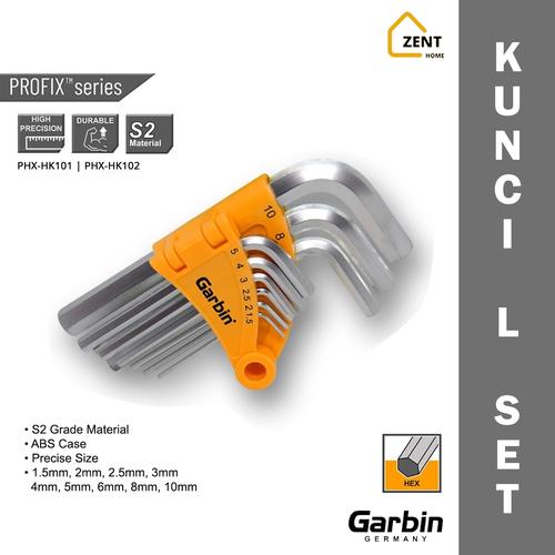 Promo Kunci L Heksagonal Garbin Germany Hex Key Set isi 9 Profix PHX-HK - Pendek - Jakarta Barat ...