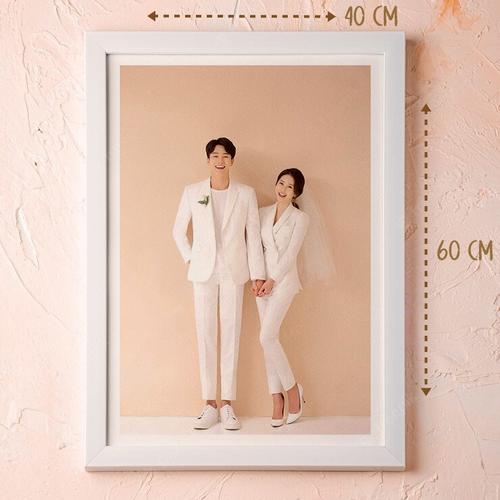 Jual FRAME A2 POSTER UKURAN MINIMALIS HITAM PUTIH SparkJoy - Black ...