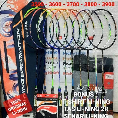 Jual RAKET BADMINTON LINING G-FORCE 3500-3600-3700-3800-3900 SUPER LITE ...