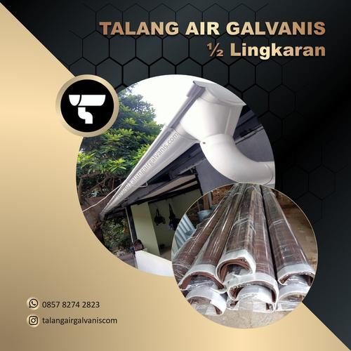 Jual Talang gantung talang galvanis talang setengah lingkaran 15 cm ...