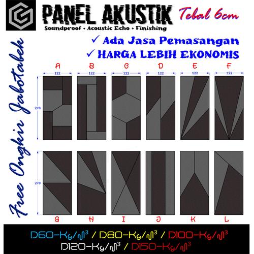 Jual Khusus Proyek Peredam Suara | Panel Akustik Soundproof Harga /m2 ...