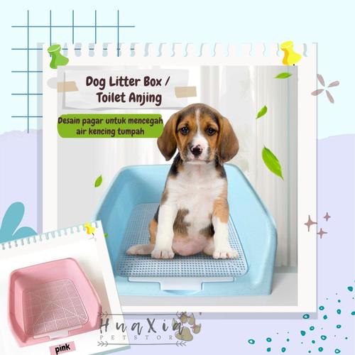 Jual Dog Litter Box / Toilet Anjing / Pet Pee Poop Training Pad Tray ...