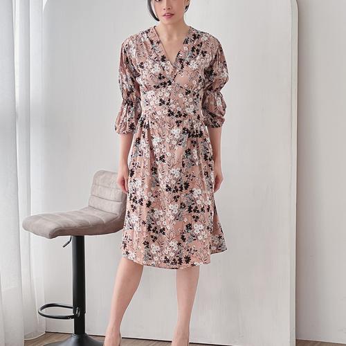 Jual THIS COTTON Dress fashion wanita TAUPY DRESS - Kota Tangerang ...