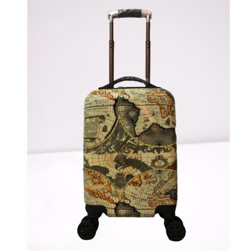 Jual Koper custom ukuran 16 inch bermotif Atlas koper berukuran cabin ...