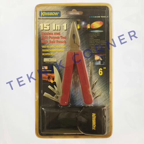 Jual KRISBOW tang kombinasi 6" multi tool 6 inch multifungsi - Kota ...
