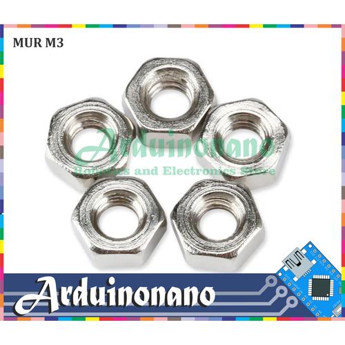 Jual Mur M3 Mur Baut JP 3mm Nut hexagonal besi metal 3 MM - Kota ...