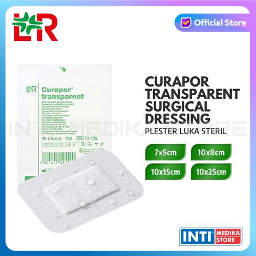 Jual L&R - Plester Luka CURAPOR TRANSPARENT Surgical Dressing Steril ...
