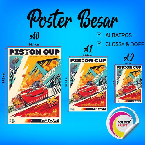 Jual Cetak Poster Besar A2 A1 A0 Custom - A2 (42 x 59 CM), TANPA ...